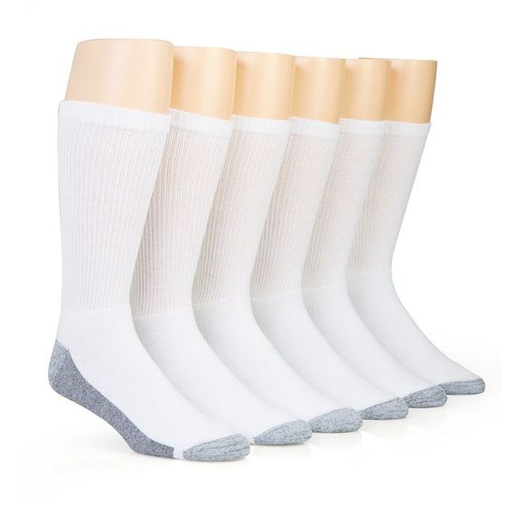 Hanes | Underwear & Socks | Hanes Big Tall Comfort Top Crew Sock 6 Pack ...